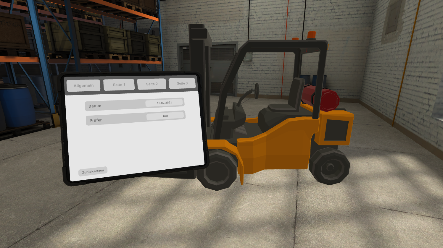 Staplertraining VR | Senselab.io